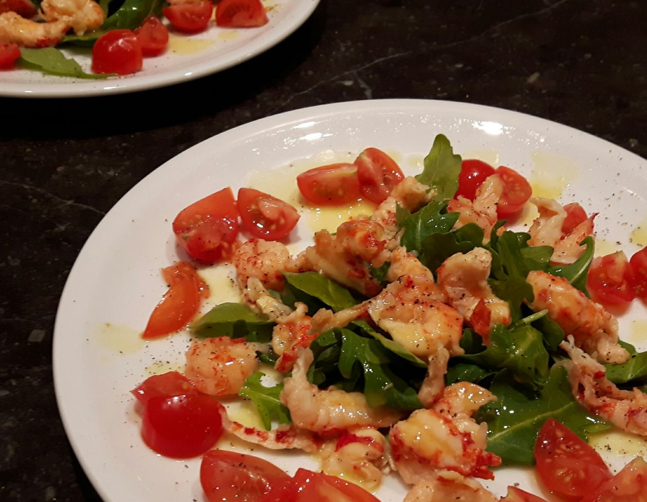 Free photo "Crayfish salad"