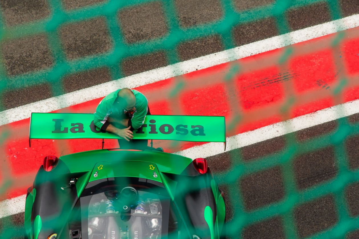 Free photo "Race track from above"