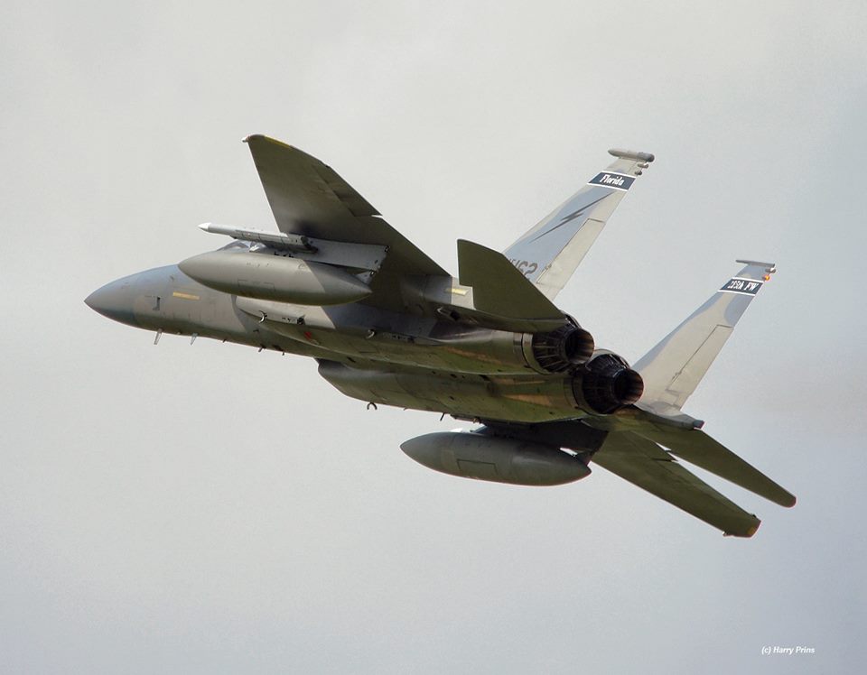 Free photo "F-15C Eagle Florida ANG, Leeuwarden Frisian Flag April 2015"