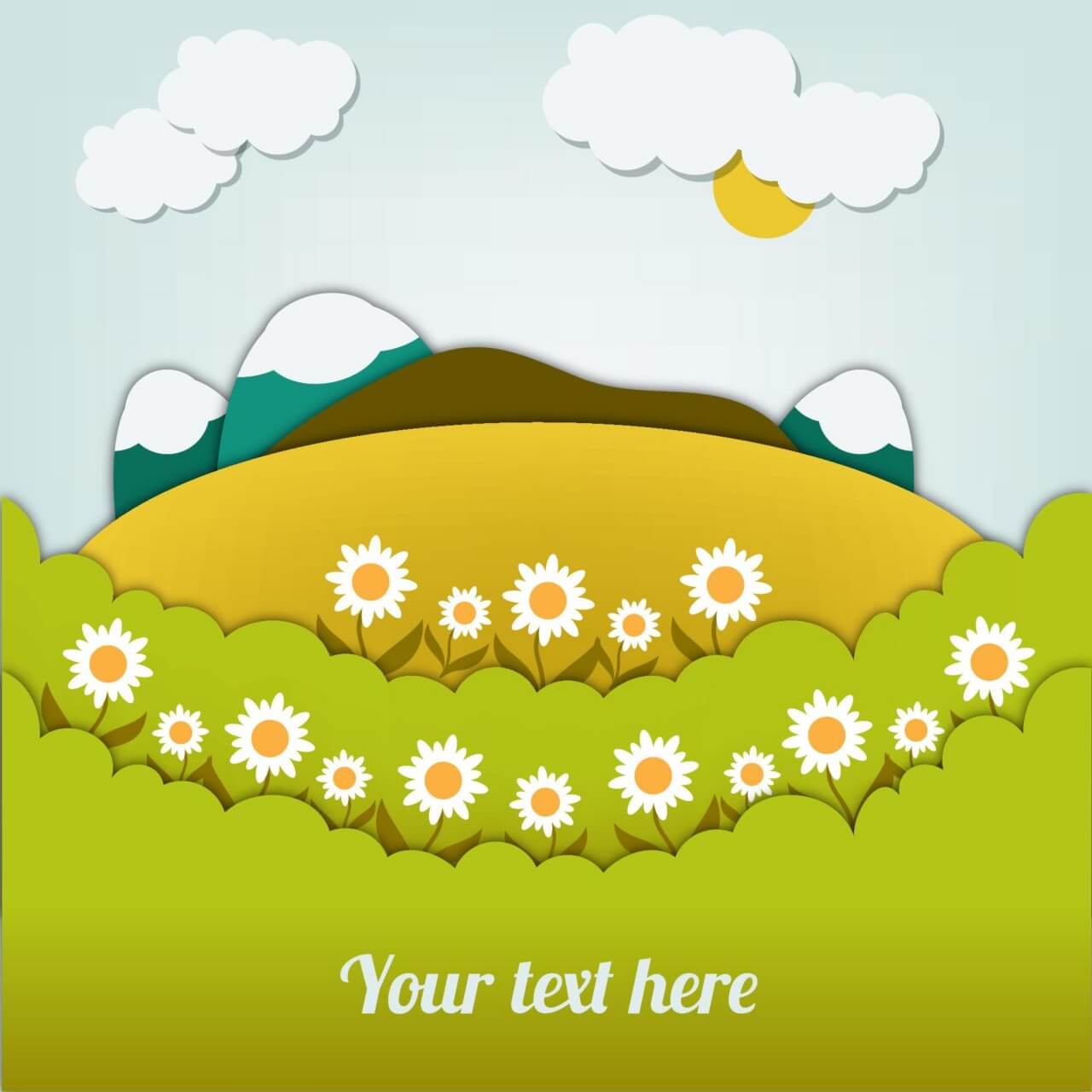 Free vector "Landscape illustration"