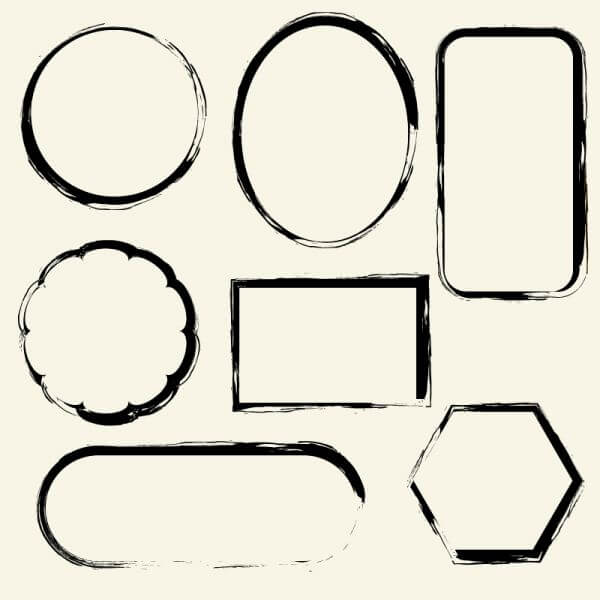 Free vector "Vector set of frames"