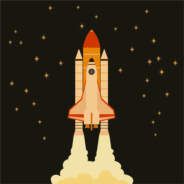 Free vector "Space shuttle"