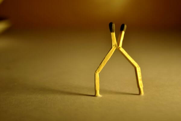 Free photo "Matchstick Couple"