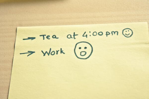 Free photo "Tea Time Note"