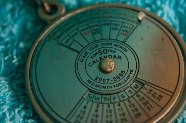 Free photo "Mechanical Calendar"