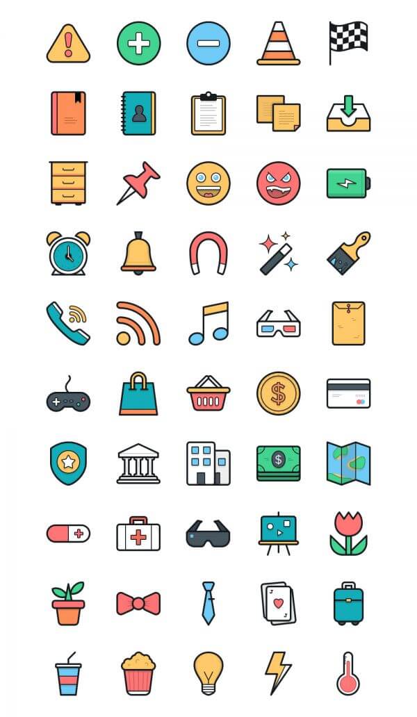 Free vector "Filo Icons - Full Set"